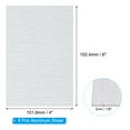 Uxcell 6061 T651 Aluminum Sheet Metal Flat 3MM Silver 6" x 4" x 1/8" 8 ...