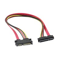 Kentek 6 Inch IN 5.25" Molex to Right-Angled SATA Power Cable Cord 26 ...