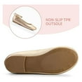 Bocca Girl's Golden Pu Ballet Flat Ankle Strap Ballerina Flat Shoes ...