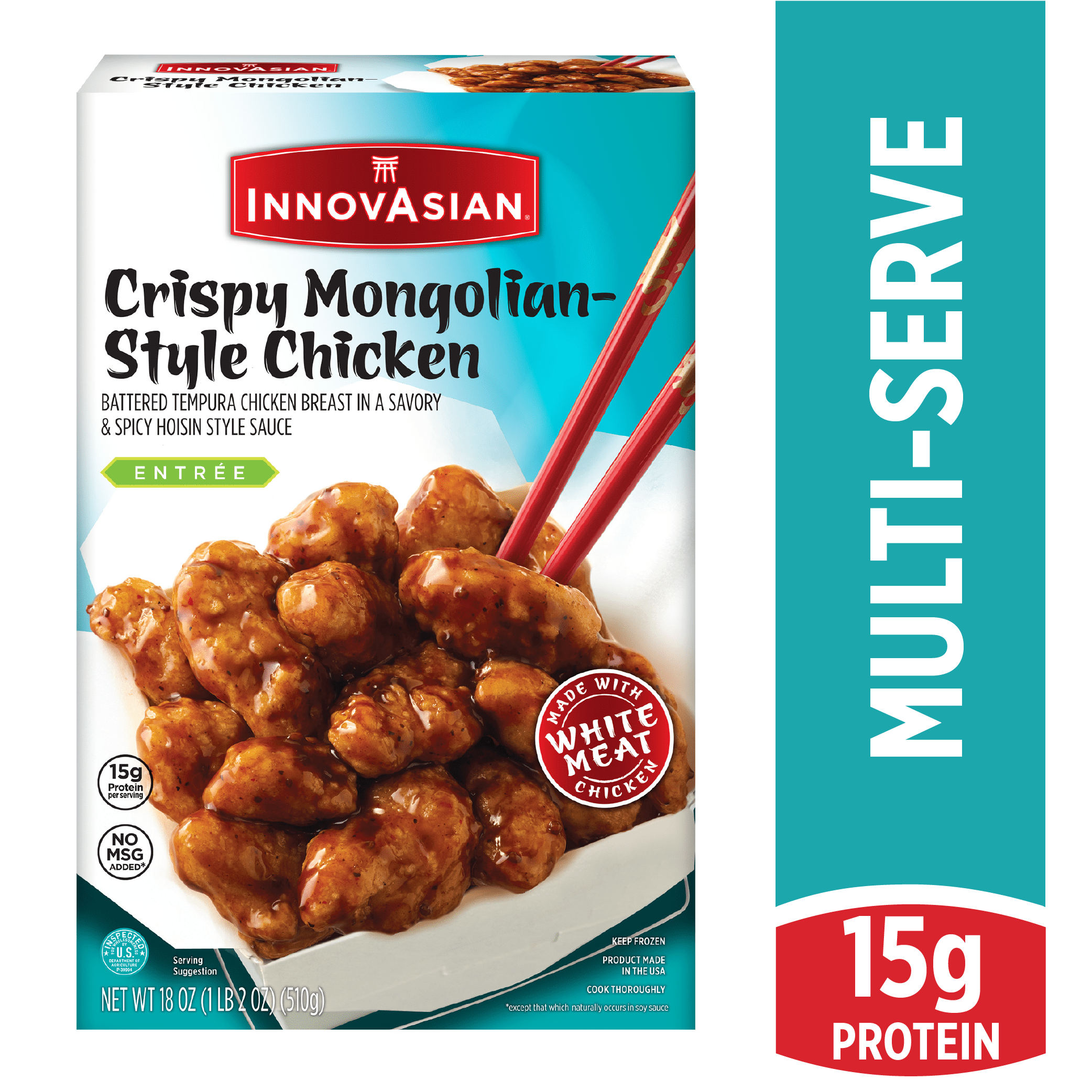 InnovAsian Crispy Mongolian Chicken Meal, 18 oz (Frozen) – Walmart ...