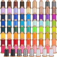 Free Shipping! New brothread 63 Brother Colors Polyester Embroidery ...