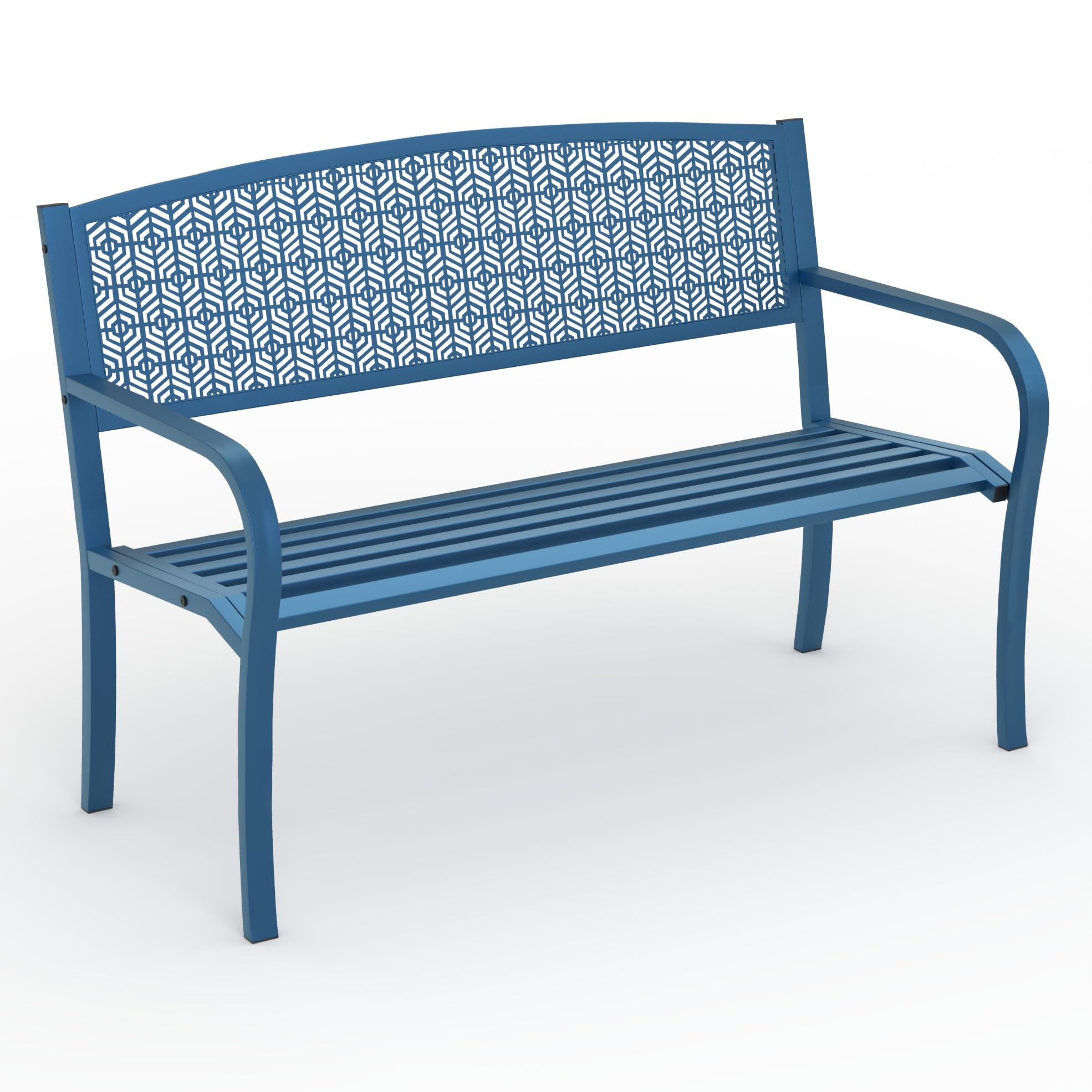 Click here for Tropow Metal Garden Bench - 50 Outdoor Patio Steel... prices