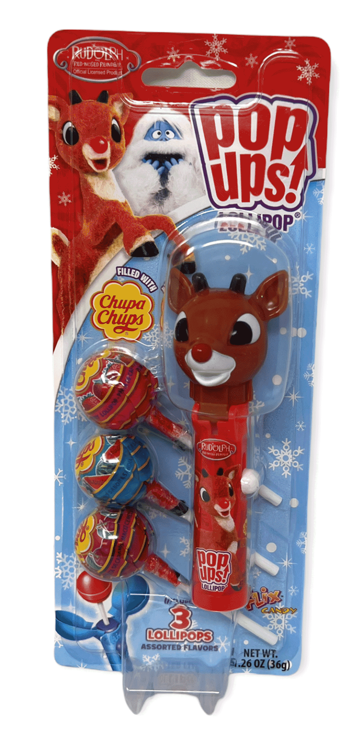 Rudolph Pop Ups Chupa Chups Lollipop Candy Blister Nepal | Ubuy