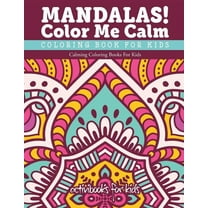 Simple Animal Mandala Coloring Fun For Kids: Calming Coloring Books For ...