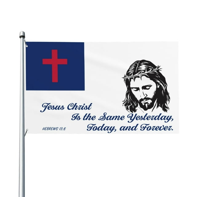 VIVACITE Christian Flag 3x5 Garden Decor Outdoor Patio Decor Front ...