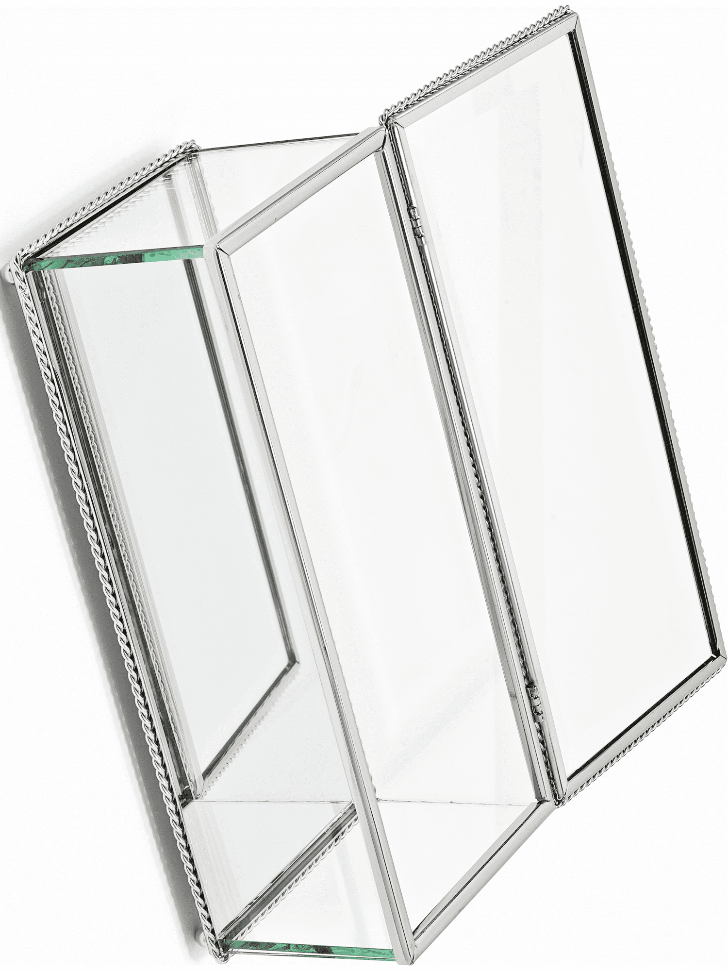 Nickel-plated Hinged Rectangular Glass Box (4.5x3.75mm) | Walmart Canada
