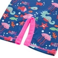 Kid Girls Chic Rash Guard Swimsuit Pink The Sea Pool Party Swim Wear ...