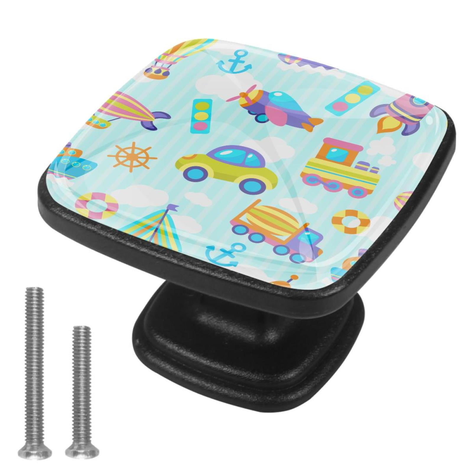 4 Pcs Cabinet Handle Drawer Pulls Transport Toy 1 Knobs with Screws ...