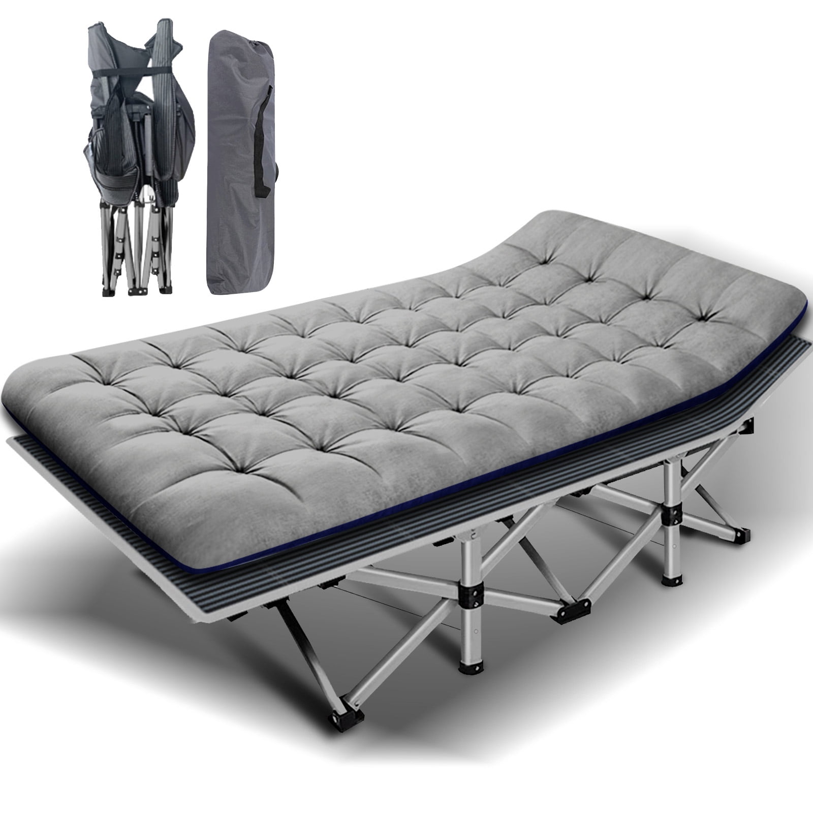 Lilypelle Folding Camping Cot for Adults, Portable Sleeping Cot ...