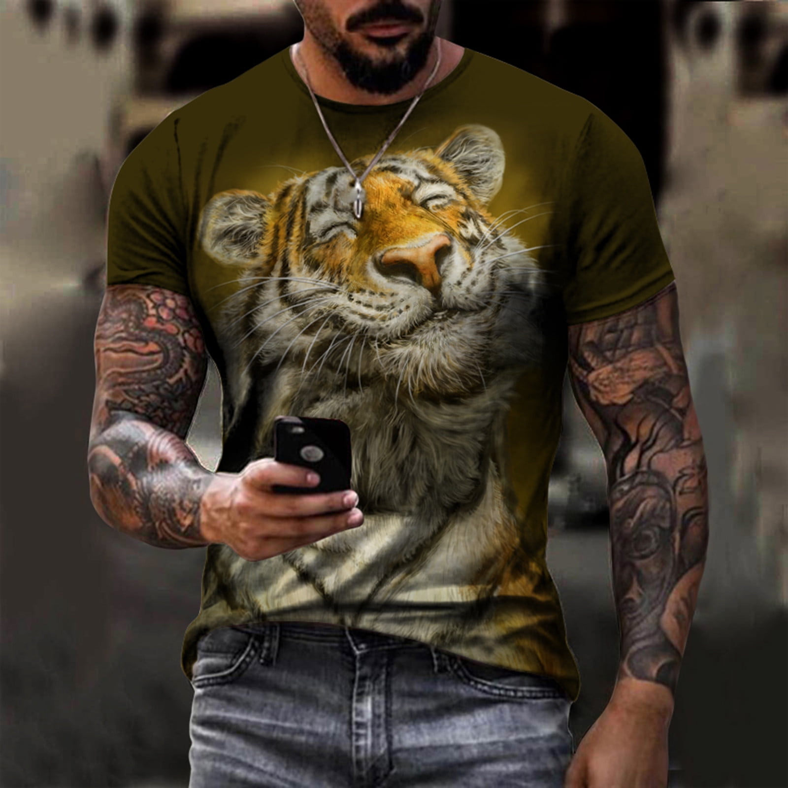 Tiger Man Body Modification