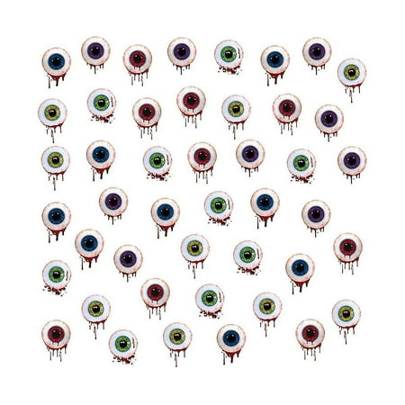 Halloween Horror Prop Realistic Life Size Latex Ripped Out Eyeball ...