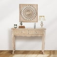 CozyHome 42" Console Table with Carved Drawers, Farmhouse Wood Entryway ...