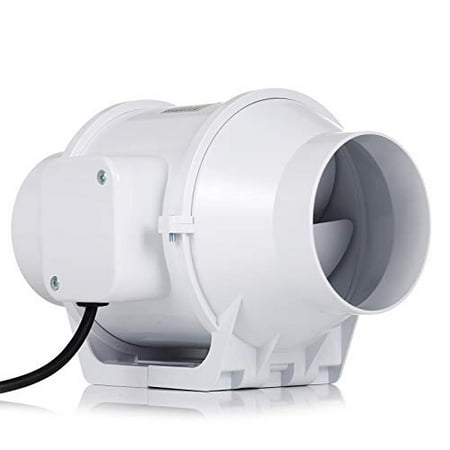 HG POWER 4 Inch Inline Duct Fan, 4" Booster Fan with Low Noise, Inline ...