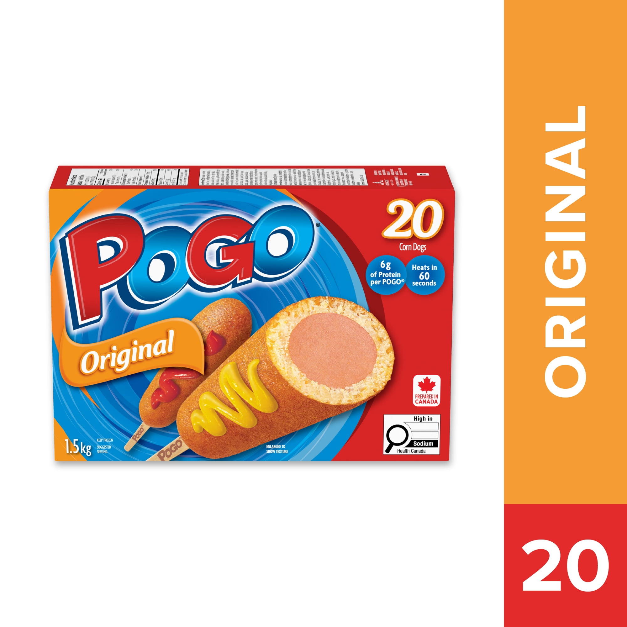 Click here for Pogo Original Corn Dogs 20-Pack  1.5 Kilograms  Pr... prices
