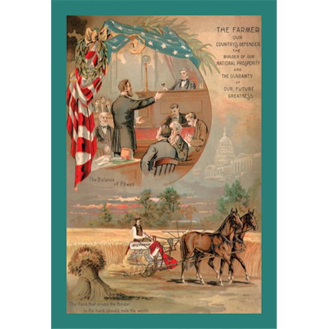 Buy Enlarge 0-587-07576-7P12x18 Farmer - Our Country Defender- Paper ...