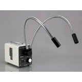 AmScope 20W LED Fiber Optic Dual Gooseneck Lights Microscope ...