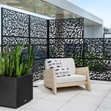 Veradek Outdoor Privacy Screen 3-Panel Set w/ Stand - (Web) - Walmart.com