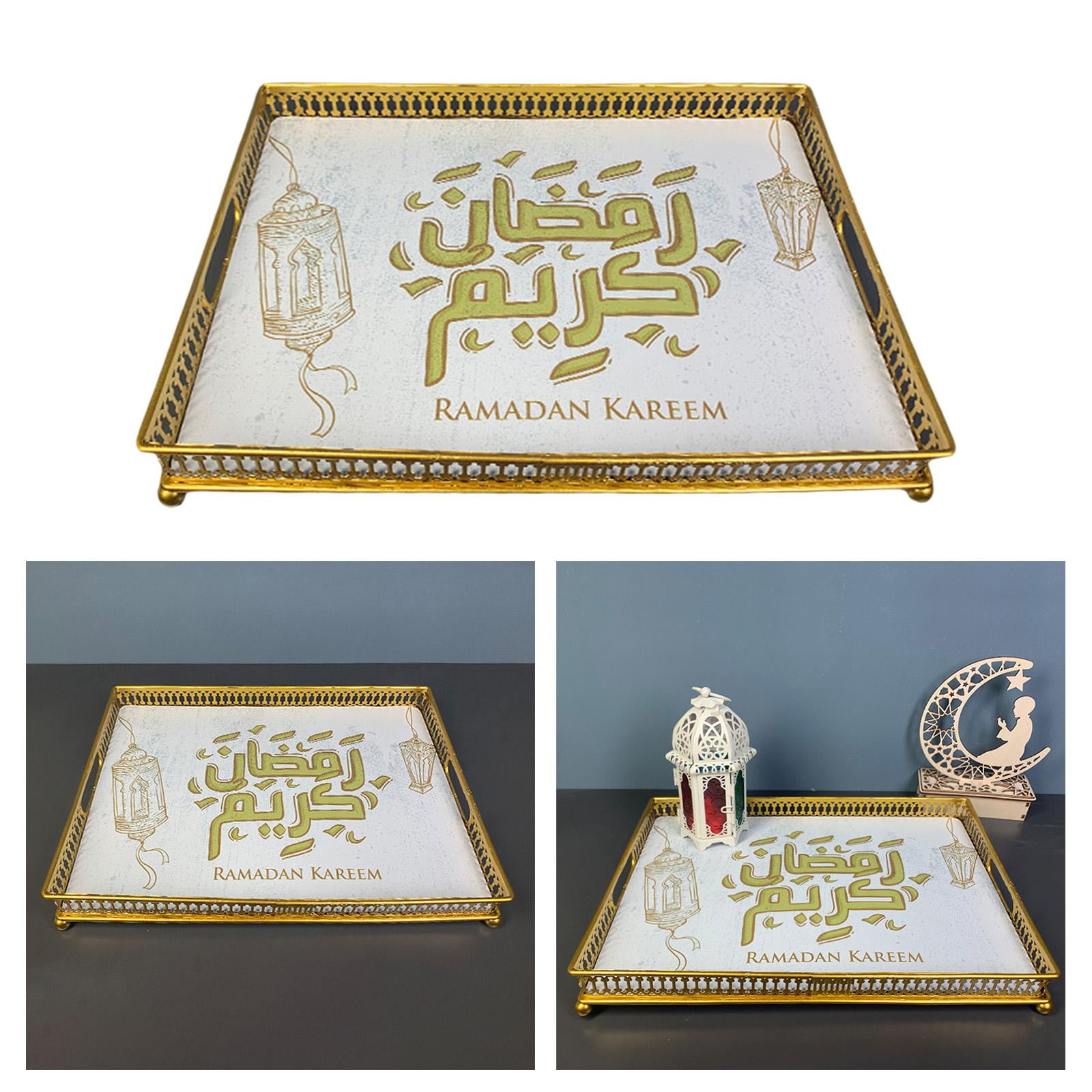 Islam Eid Dinner Plate Decoration,Food Serving Tray for Home Dessert ...