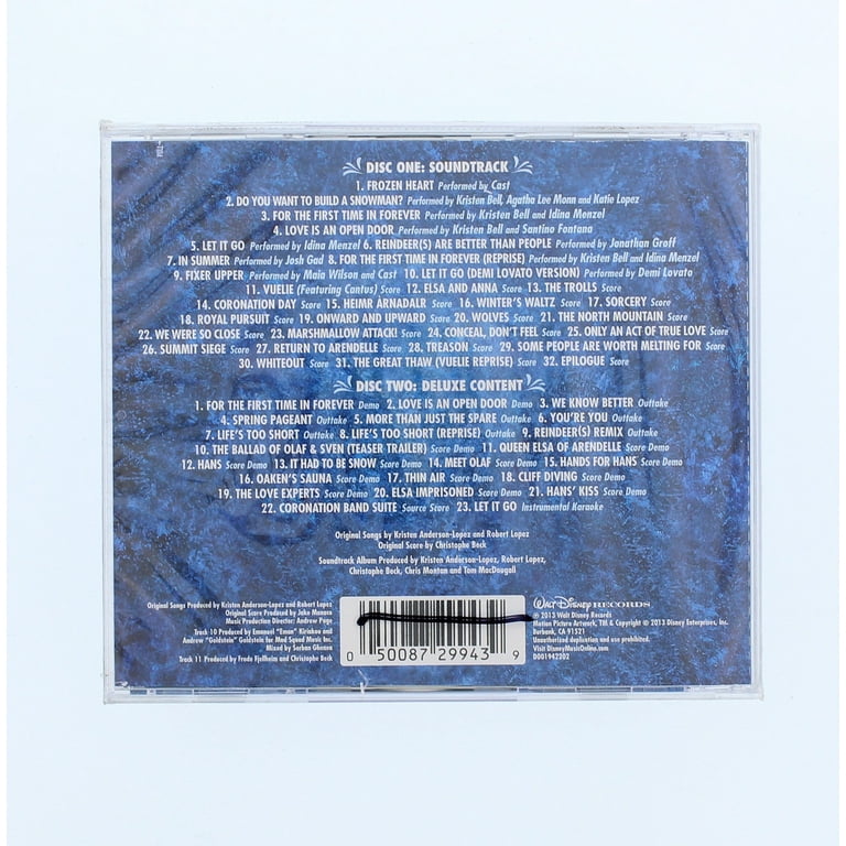 Frozen Soundtrack Deluxe Edition