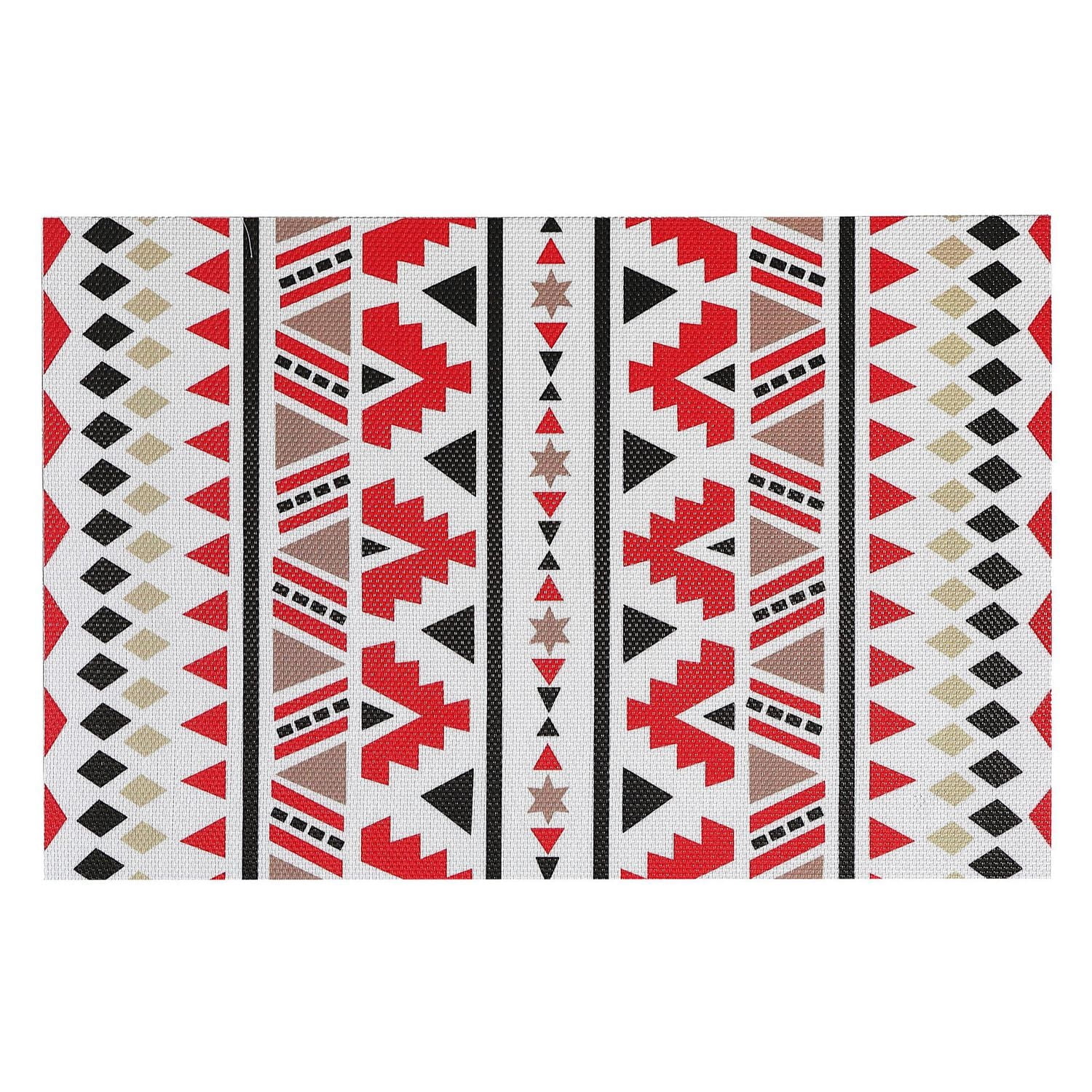 Click here for Ih Casadécor Vinyl Placemat (Bohemian) (Red) - Set... prices