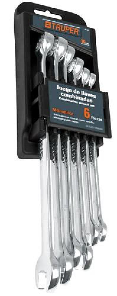 JUEGO LLAVES COMBINADA MILIMETRICA P 6 PZ TRUPER 15770 Truper JC-6M | Bodega Aurrera en línea