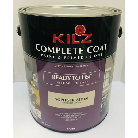 KILZ Complete Satin Coat Paint & Primer In One, Sophistication, 1 ...