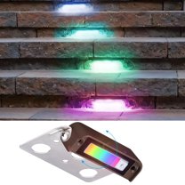 GKOplus 12-Pack LED Step Lights, 12-24V, 2W, Outdoor, Waterproof, Die ...