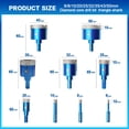 Diamond Hole Saw Kit - Porcelain Tile to Granite Drilling, 9pcs Diamond ...