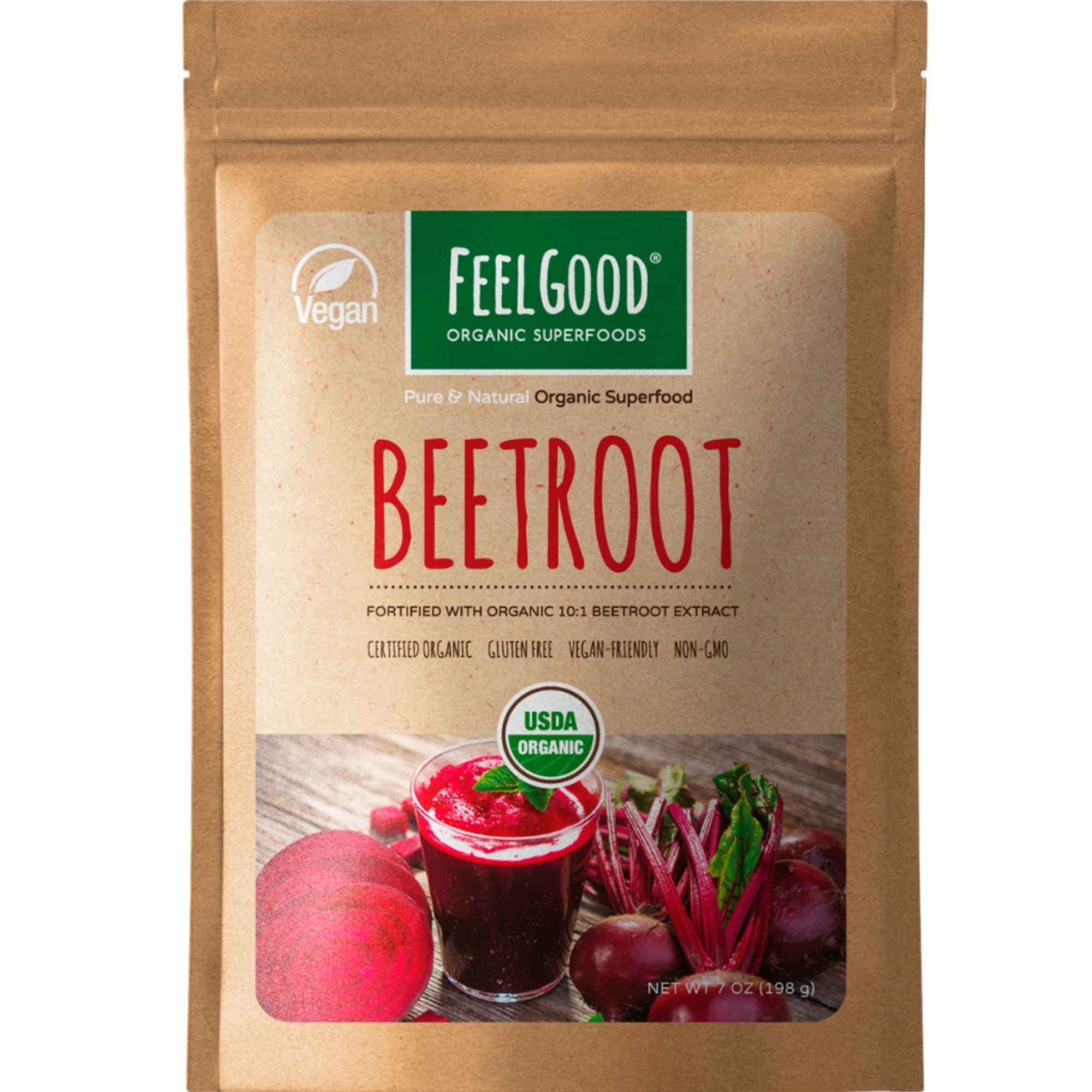 FeelGood Superfoods Fortified Beet Root Powder 7 oz Powder - Walmart.com