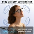 AI Smart Glasses with Bluetooth, Blue-Light Blocking & Built-in ...