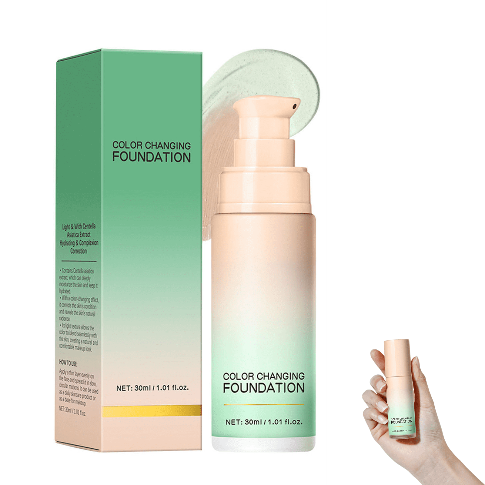 PLPPYFS 2025 New Colour Changing Mature Skin Foundation, Colour ...