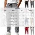 CLOISE Mens Lounge Pants with Pockets Drawstring Mid Waist Straight Leg ...