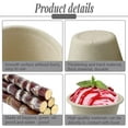 100 Pack Natural Bagasse Fiber Bowls,4oz Small Disposable Paper Bowls ...