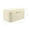 Amosfun Multi Function White Bread Storage Box with Polished Surface ...