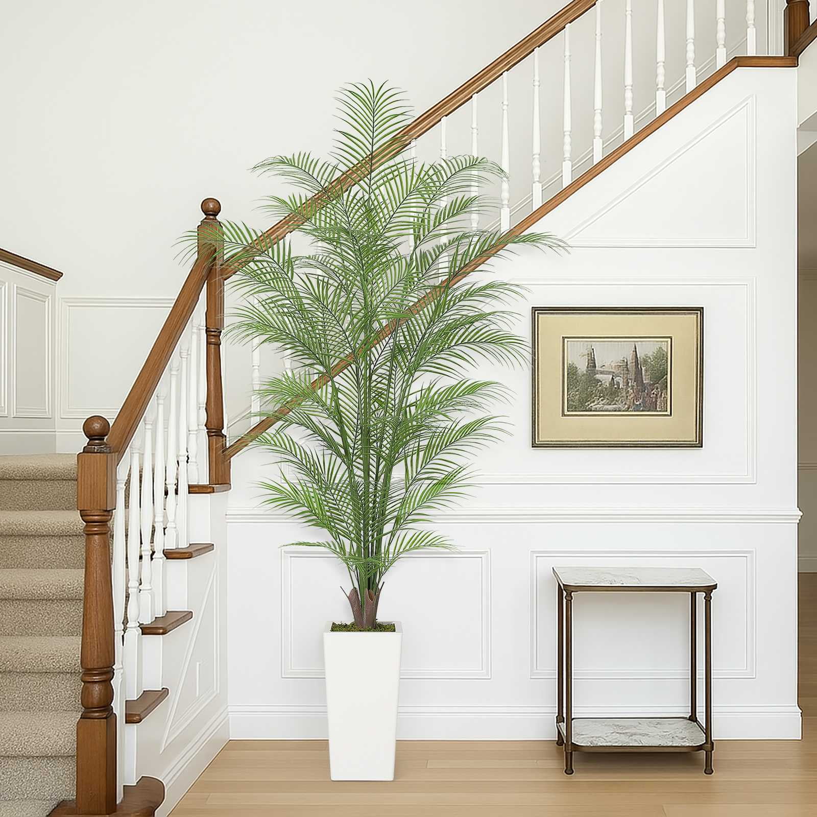 Click here for Eastvita 6ft (2 Pcs) Artificial Palm Tree With Whi... prices