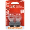 SYLVANIA 2-Pack 3157 P27/7W Long Life Miniature Automotive Light Bulbs, Durable and Low ...