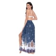 Christmas Streetscape Snow Plaids Women's Swimwear Cover Ups Strappy ...