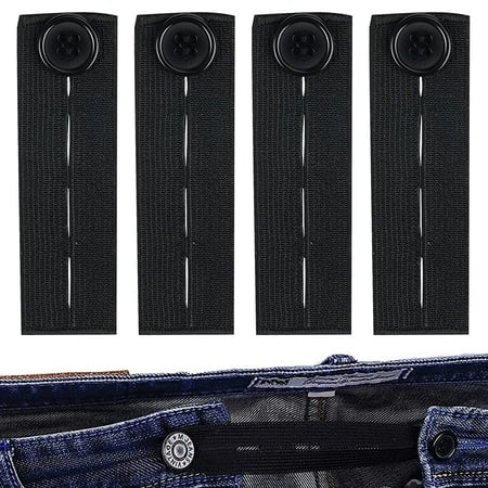 5 Pieces Pants Stretcher, Pants Button Extender, Adjustable Rubber ...