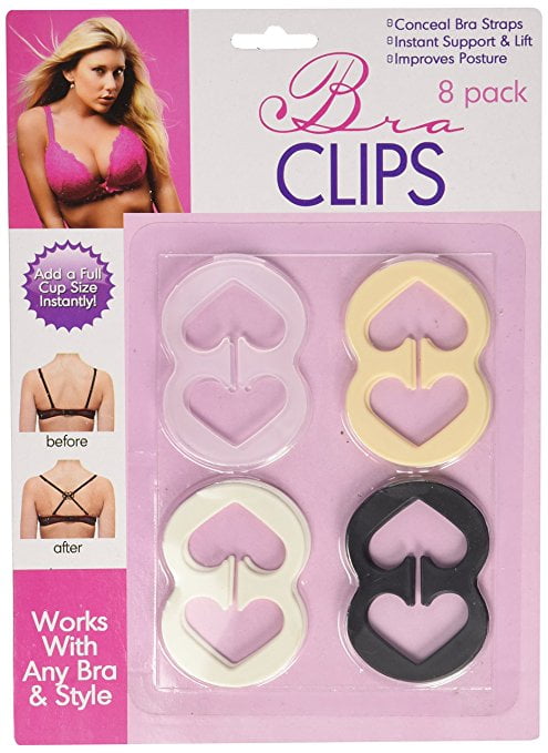 8 Pack Bra Back Clips Conceal Bra Straps Add Full Cup Size