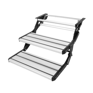 Free Shipping! Camco Camper/RV Aluminum Step Stool | Features 1,000lb ...