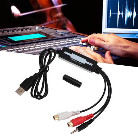 Sound Capture Device, Left Right Channel Plug and Play USB 2.0 Sound ...