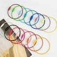 10 Pieces Strong Metal Keychain Rings Colorful Jewelry Findings ...