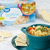 Great Value Saltine Crackers 16 oz 4 Count, Crisp, Salted Breading for ...