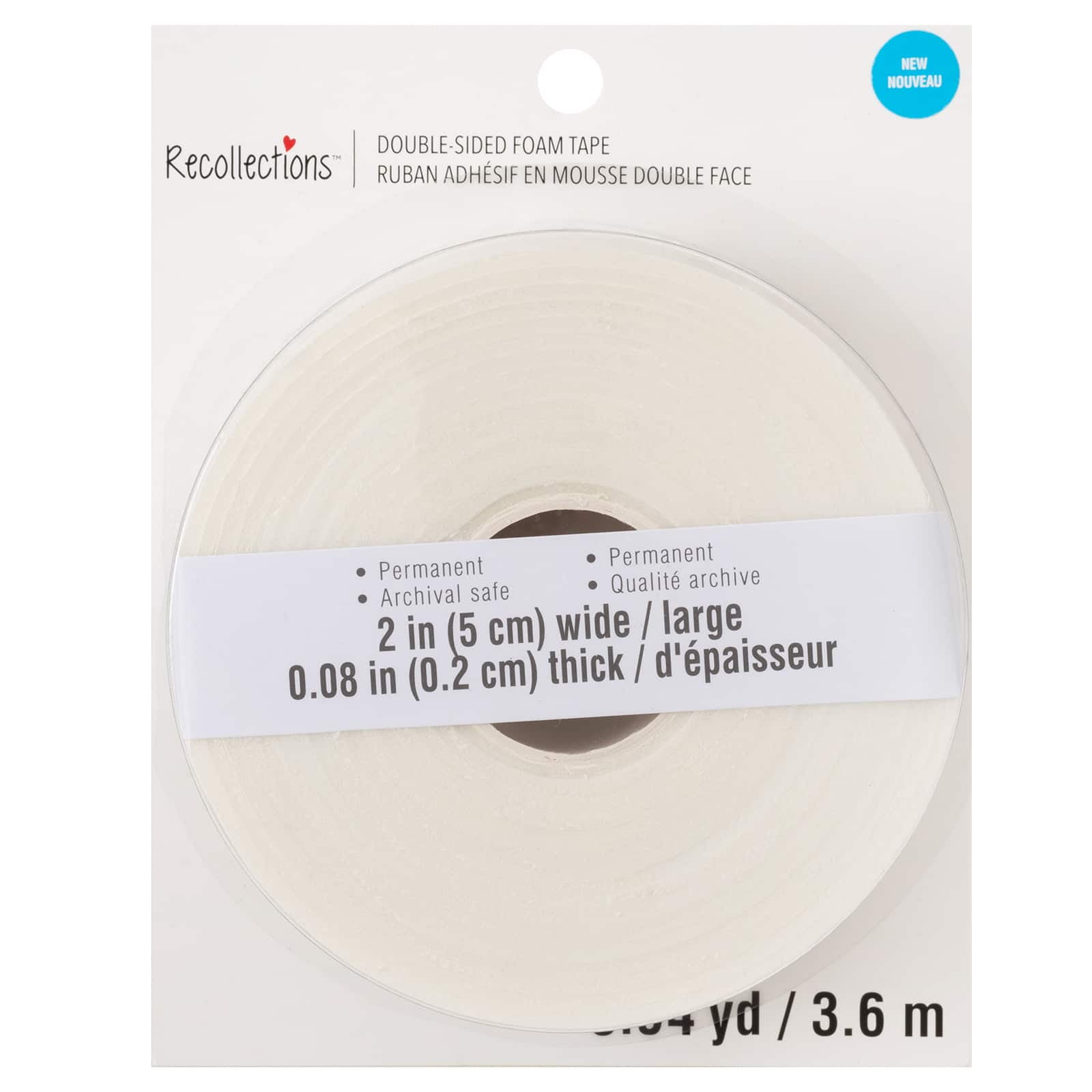 12 Pack: 2" x 4yd. Double-Sided Foam Tape by Recollections™ - Walmart.com