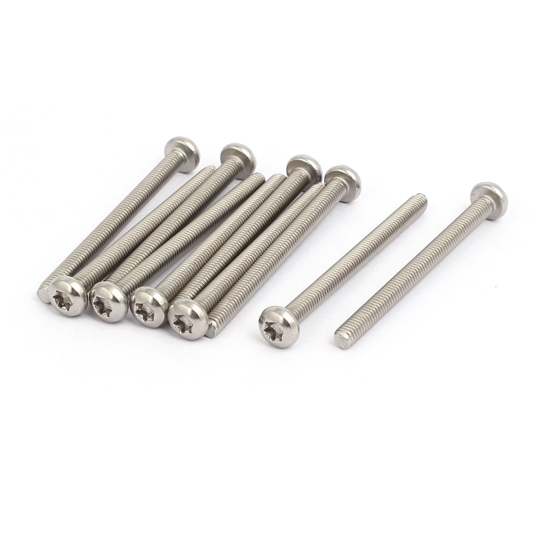 Unique Bargains M4x50mm 304 Stainless Steel Button Head Torx Screws ...