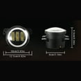 Pair 4" Inch Round LED Fog Lights Halo Driving Lamps for Jeep Wrangler ...
