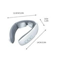 Satrino Portable Heated Neck Massager Ems Intelligent Electric Neck