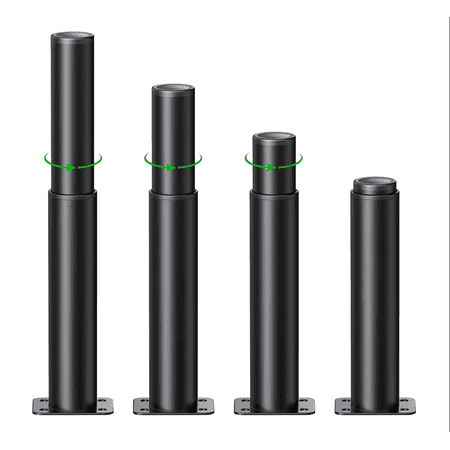 SHAR 2 Pieces Adjustable Furniture Legs, 18cm Adjustable Kitchen Leg ...