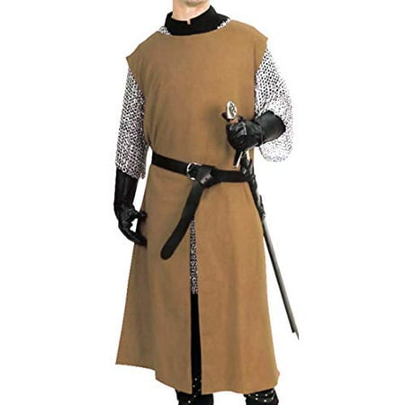 SUNLEXA Halloween Costumes Medieval Knight Viking Men's Tunic ...
