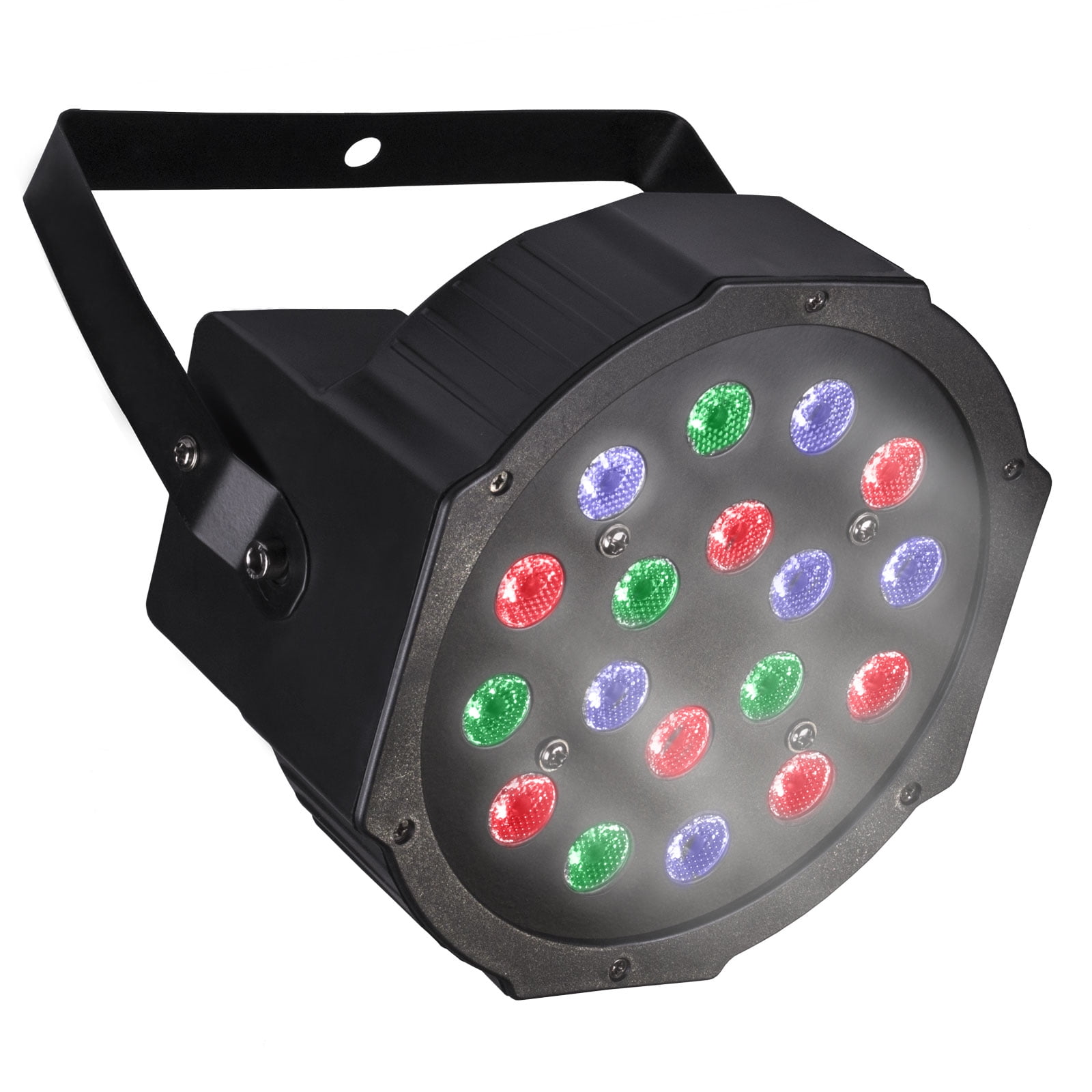SKP Pro Light LEDX F1 - Tacho Par Led DJ Lights Ultra Thin 18 LEDs 1W 6 ...
